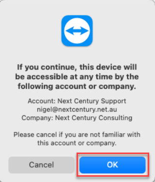 Installing Teamviewer Host Remote Support in Apple MacOS Computer ...