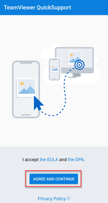 Using TeamViewer QuickSupport on an Android device – Next Century