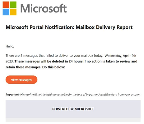 Mailbox Delivery Report – Next Century