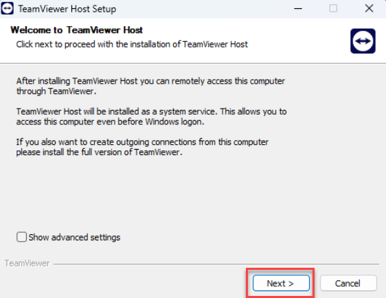 How to install Teamviewer Host Remote Support on a Windows PC – Next ...