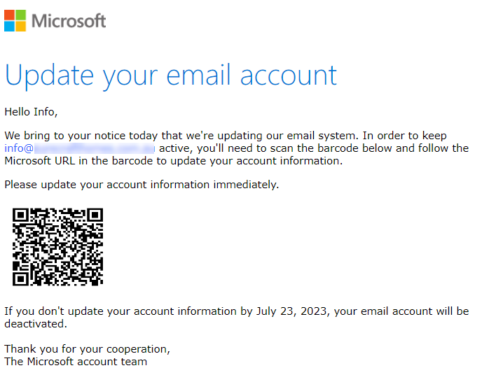 Microsoft Update your email account – Next Century