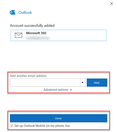 Set up Microsoft Email account with Microsoft Outlook 2016, 2019 or 365 ...