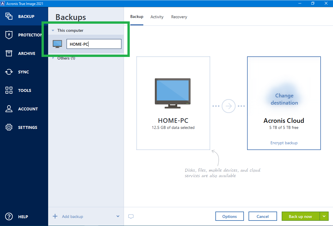 How to back up entire Microsoft Computer with Acronis True Image 2021 ...