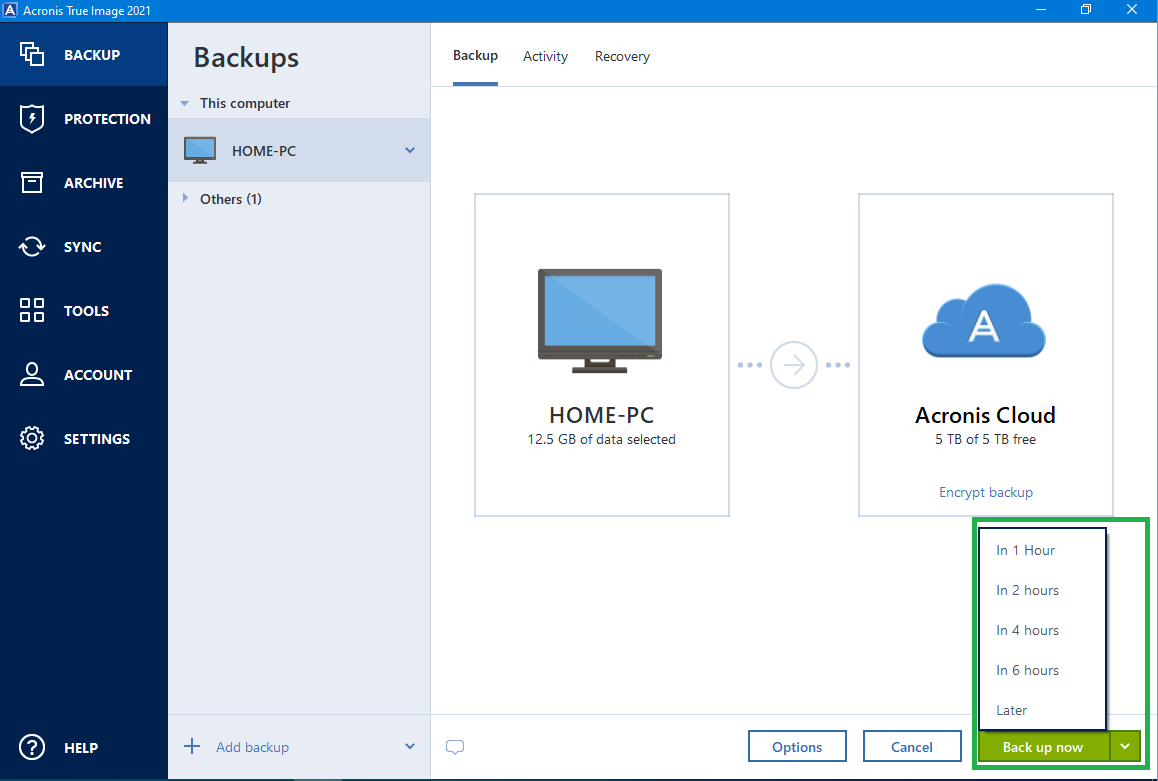 How to back up entire Microsoft Computer with Acronis True Image 2021 ...
